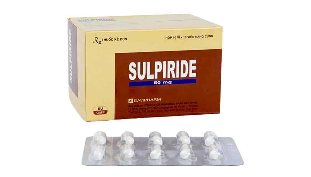 SULPIRIDE Davipharm 200 viên - Thuốc điều trị chứng lo âu - Thuốc kê đơn